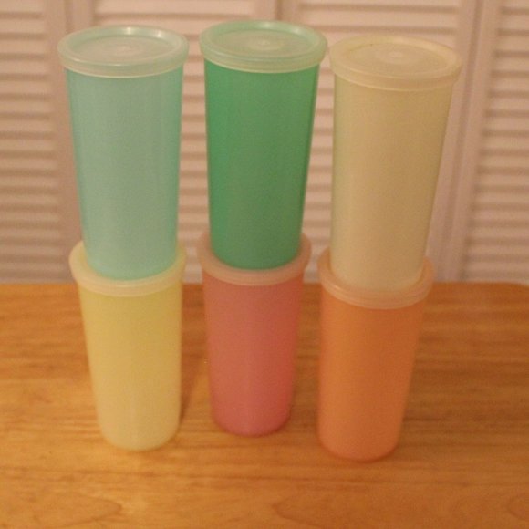 Tupperware | Kitchen | Vintage Tupperware Pastel 6 Oz Juice Tumblers ...